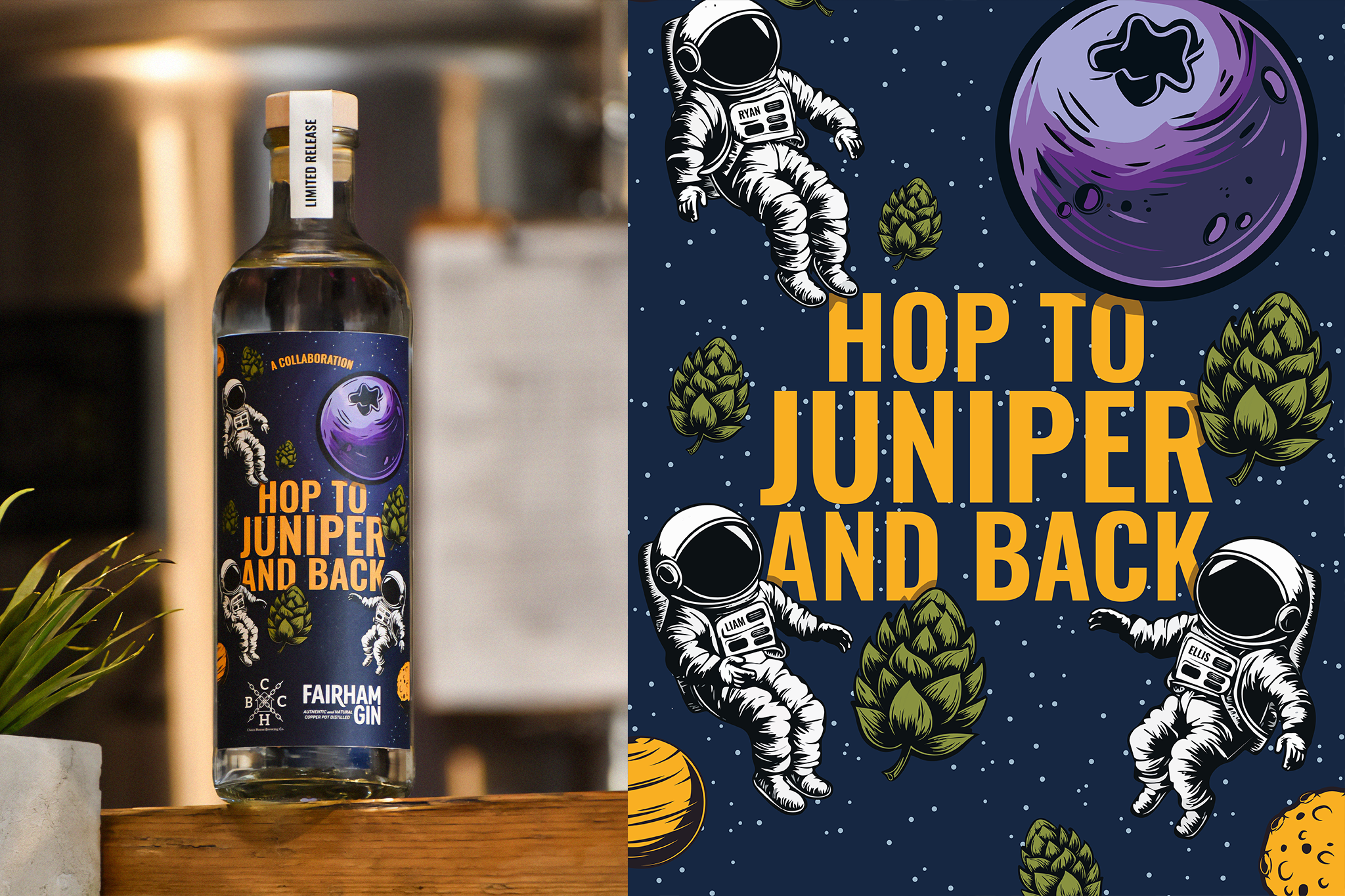 Hop To Juniper And Back – Lancashire Collaboration Gin – Fairham Gin